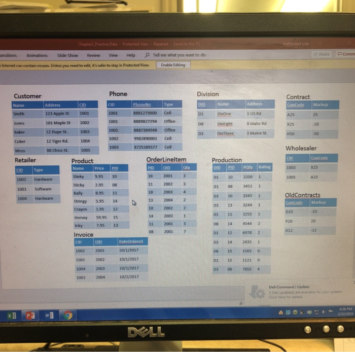 Solved Quiz Instructions Write SQL commands that create the | Chegg.com