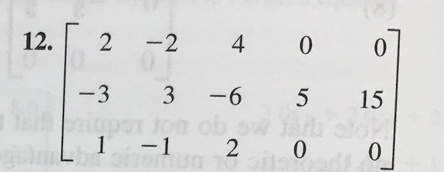 Solved Solve the linear system given explicitly or by its | Chegg.com