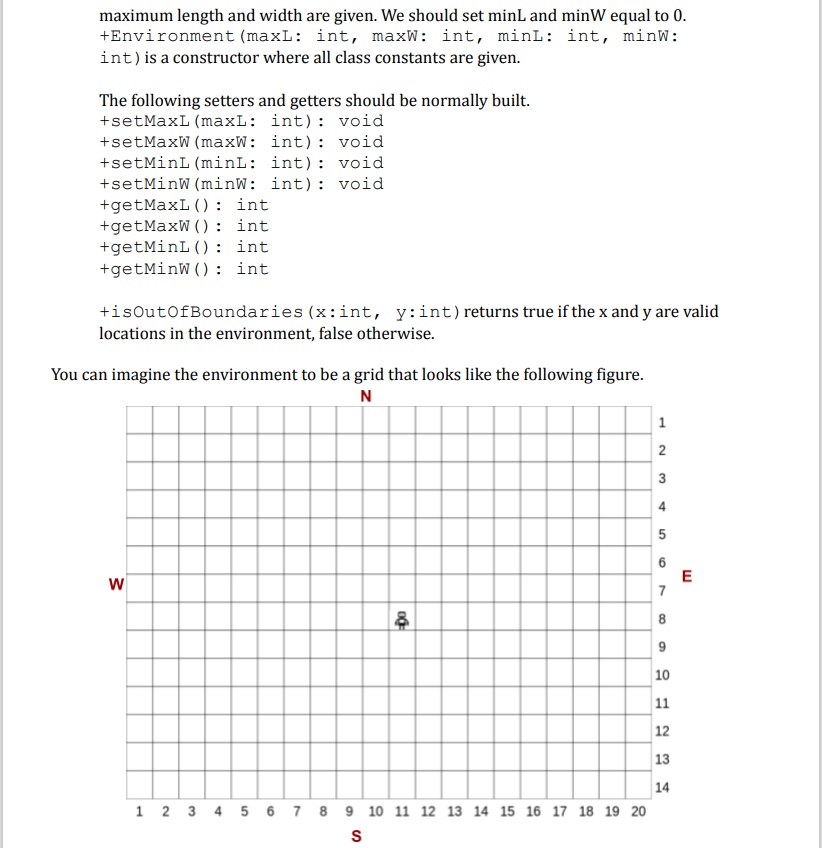 Solved Problem 1: Write a Java program that controls a robot | Chegg.com