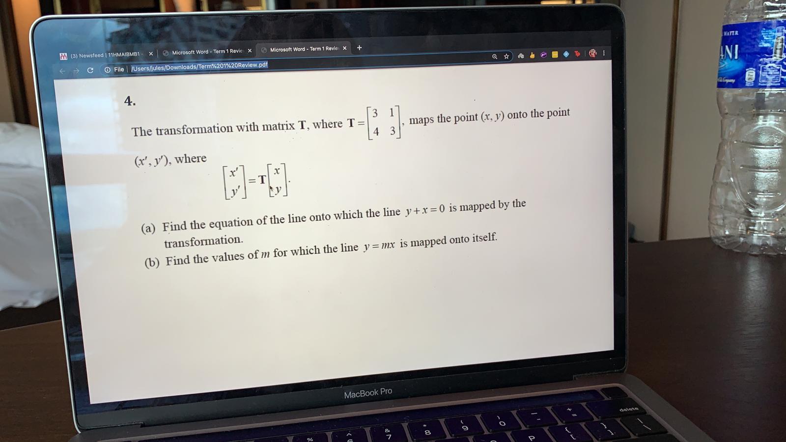 Solved + Microsoft Word - Term 1 Review x 3 Microsoft Word - | Chegg.com