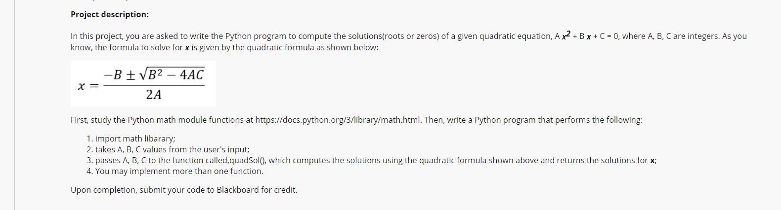 Solved Project description: In this project, you are asked | Chegg.com