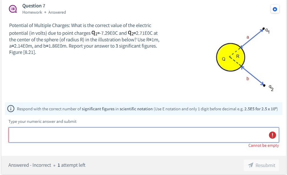 Solved Potential of Multiple Charges: What is the correct | Chegg.com