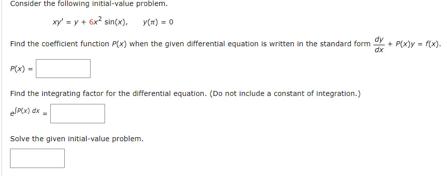 Consider the following initial-value | Chegg.com