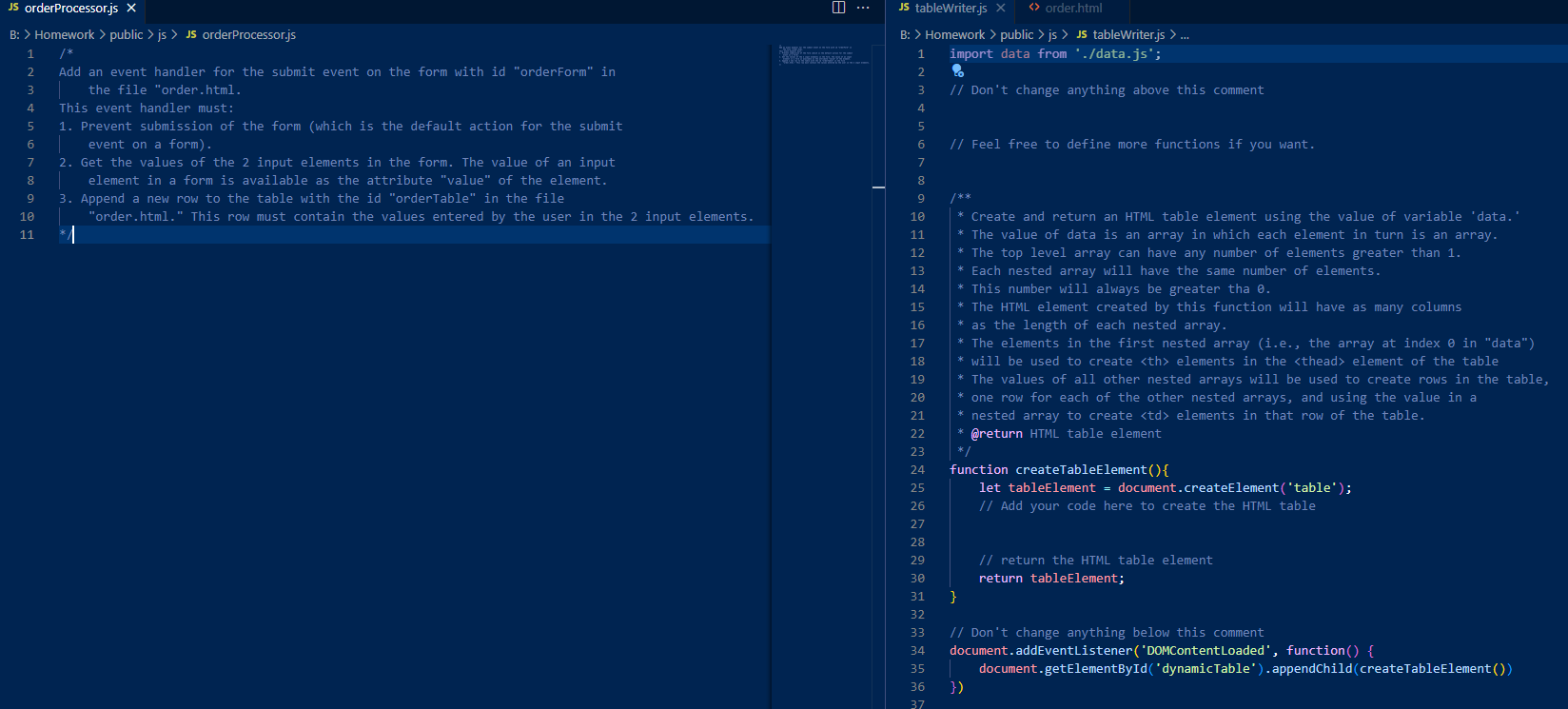Solved please program in javascript using the html and | Chegg.com