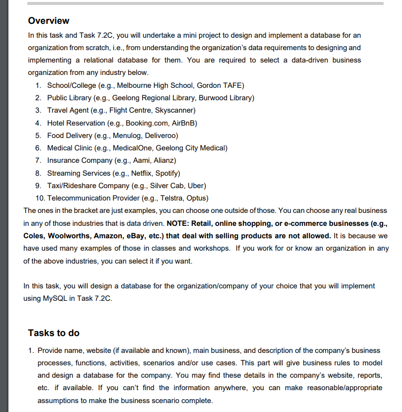 Solved Overview In this task and Task 7.2C, you will | Chegg.com