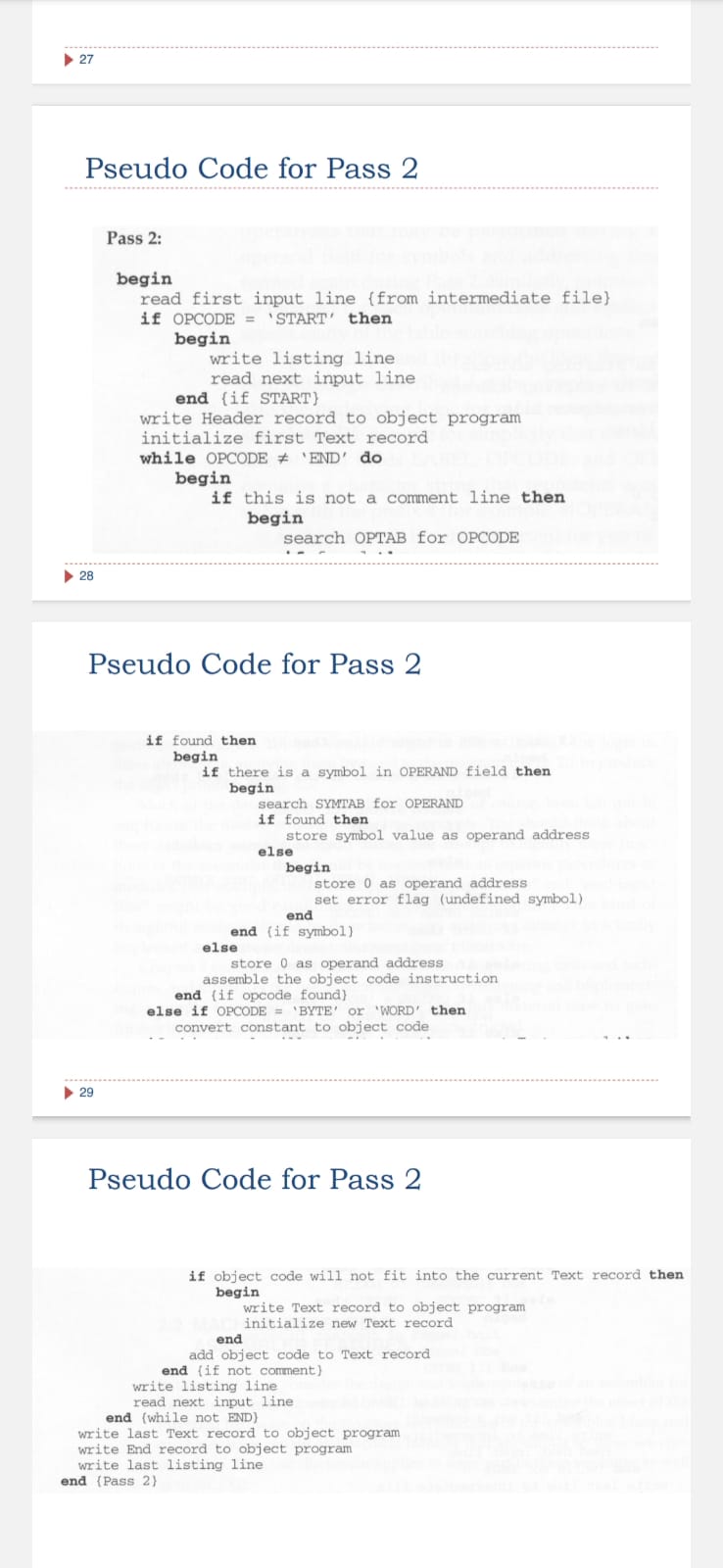 Solved Write Paython Code To Implement Sic Assembler Pass 