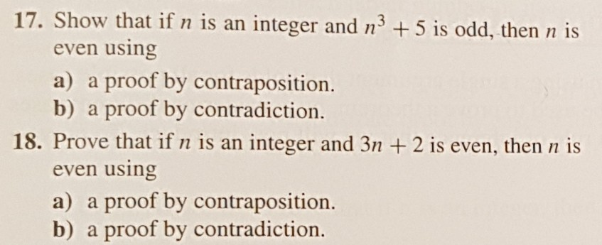 Solved 1. Use a direct proof to show that the sum of two odd | Chegg.com