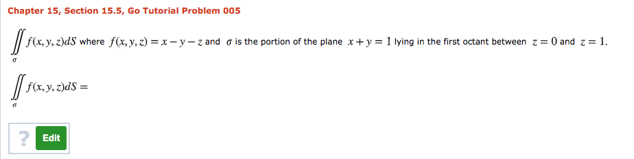 Solved Chapter 15, Section 15.5, Go Tutorial Problem 028 | Chegg.com