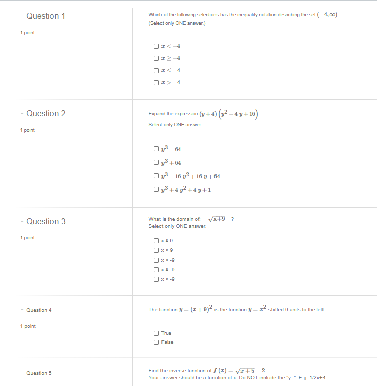 Solved Answer all the questions from 1 to 5 with the | Chegg.com