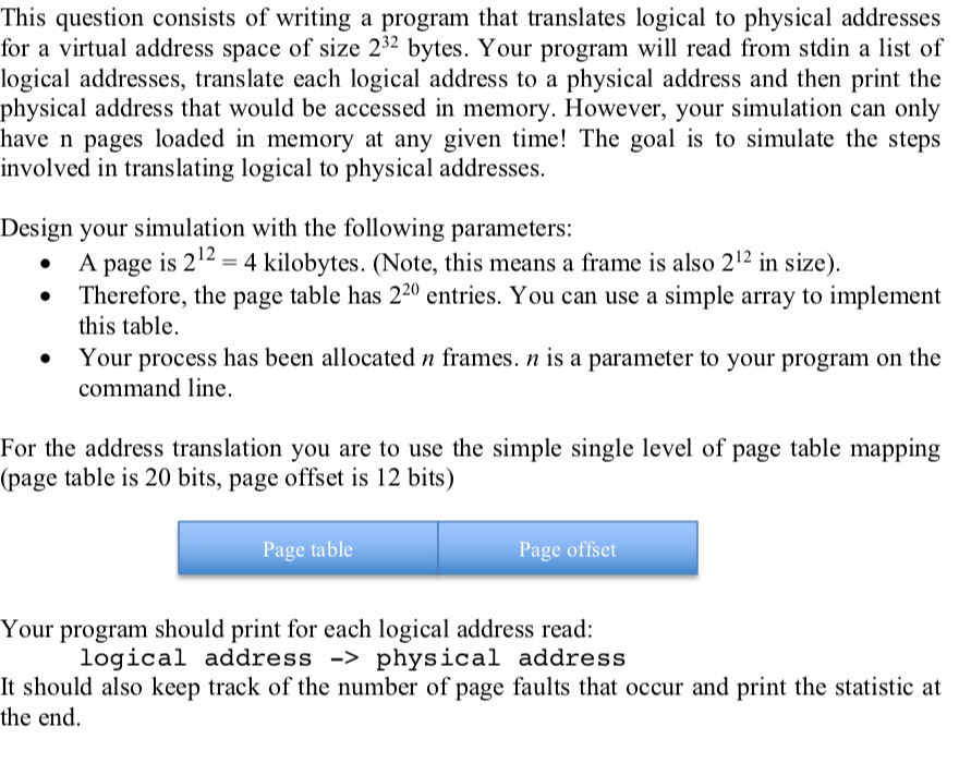 This question consists of writing a program that | Chegg.com
