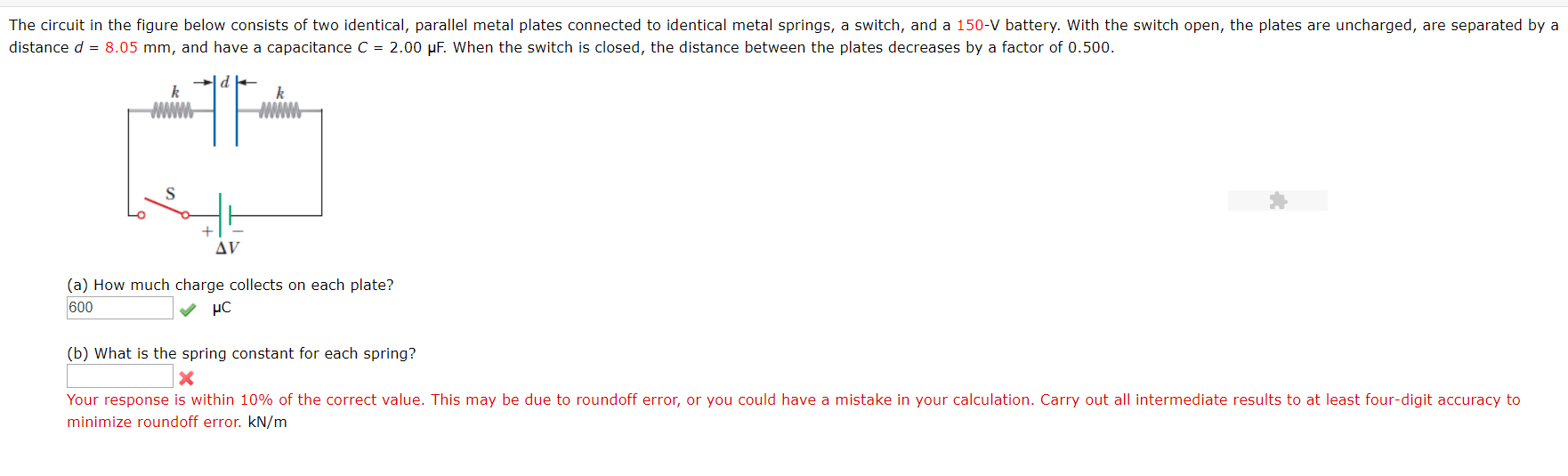 Solved The circuit in the figure below consists of two | Chegg.com