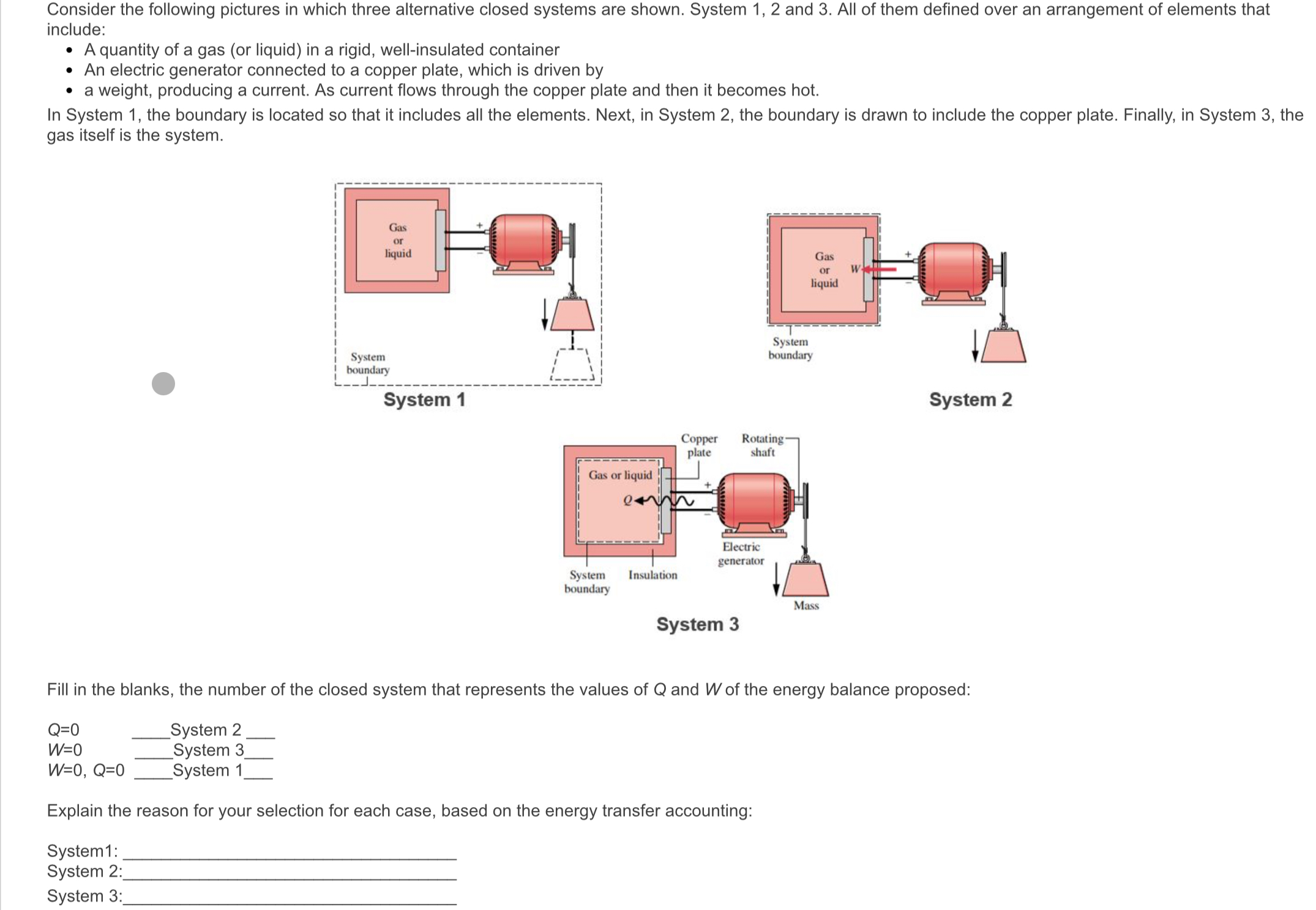 Solved Consider the following pictures in which three | Chegg.com