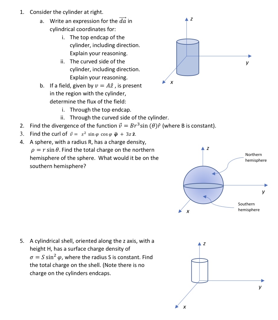 Solved 1. Consider the cylinder at right. a. Write an | Chegg.com