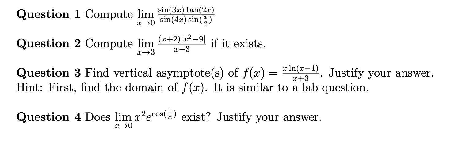 Solved Question 1 ﻿Compute | Chegg.com