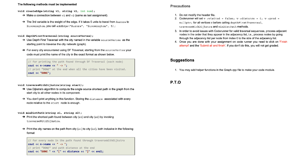 OBJECTIVES 1. Applications of Depth First Traversal | Chegg.com