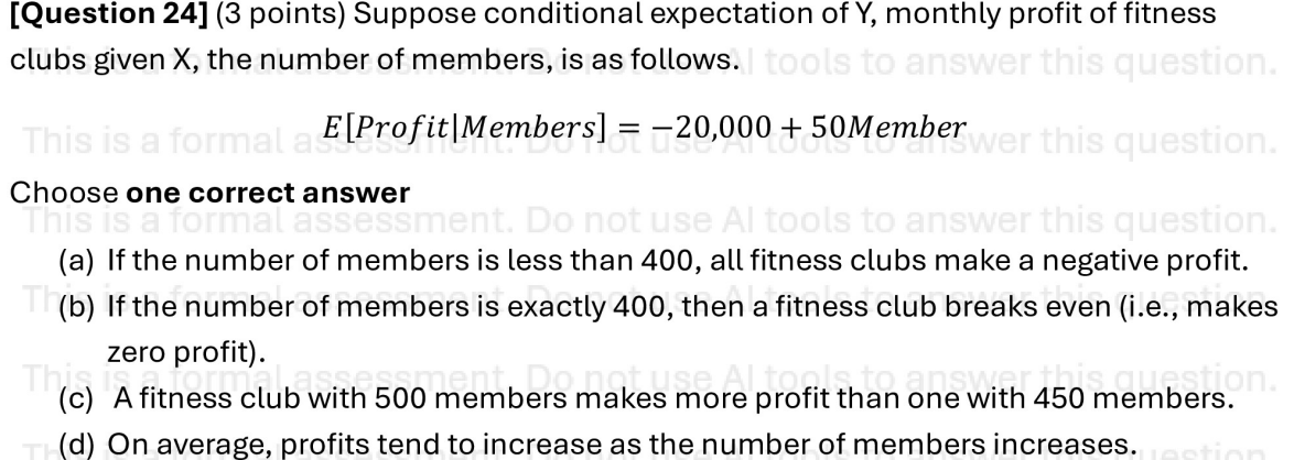 Solved (a) ﻿If the number of members is less than 400 , ﻿all | Chegg.com