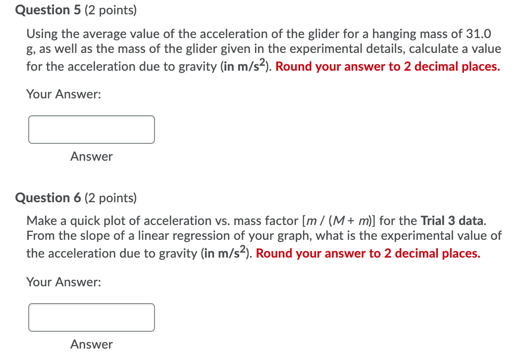 Solved 1) Motion on a linear air track A group of three | Chegg.com
