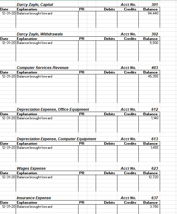 Solved The transactions of Darcy Systems for October through | Chegg.com
