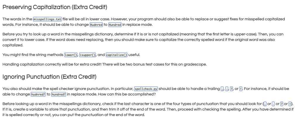 Solved Program behavior The spell checking program should be | Chegg.com