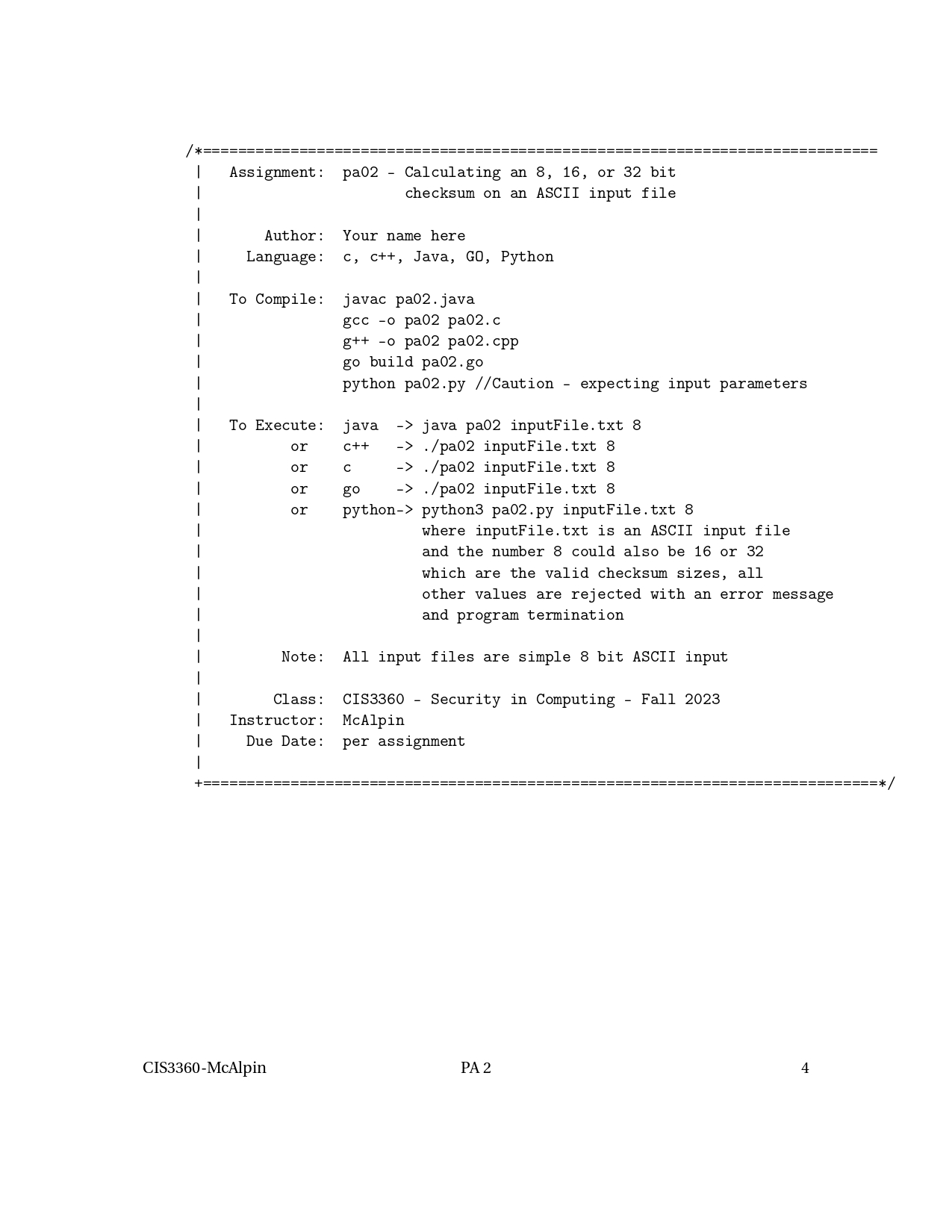 Solved Printf 12 D Bit Checksum Is 81x For All 4 D 8642