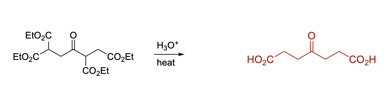 Solved Eto, o H3O+ EtO2c CO2Et CO2Et heat НО,С COZH | Chegg.com