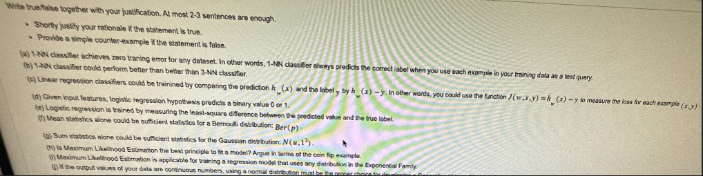 Nitte truefalse together with your justification. At | Chegg.com