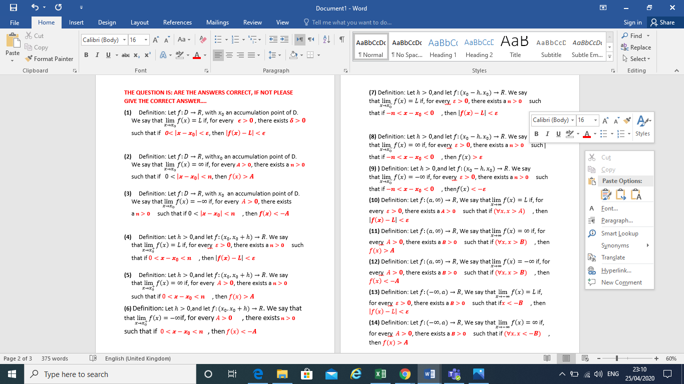 Solved Document1 - Word Review View Tell me what you want to | Chegg.com