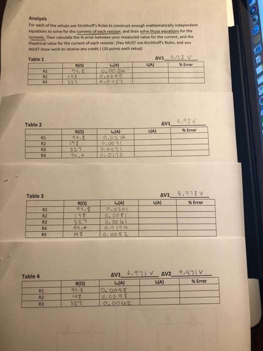 Solved Setup #1 Setup #2 R1 R4 R3 R2 R2 R1 R3 V1 Setup #3 | Chegg.com