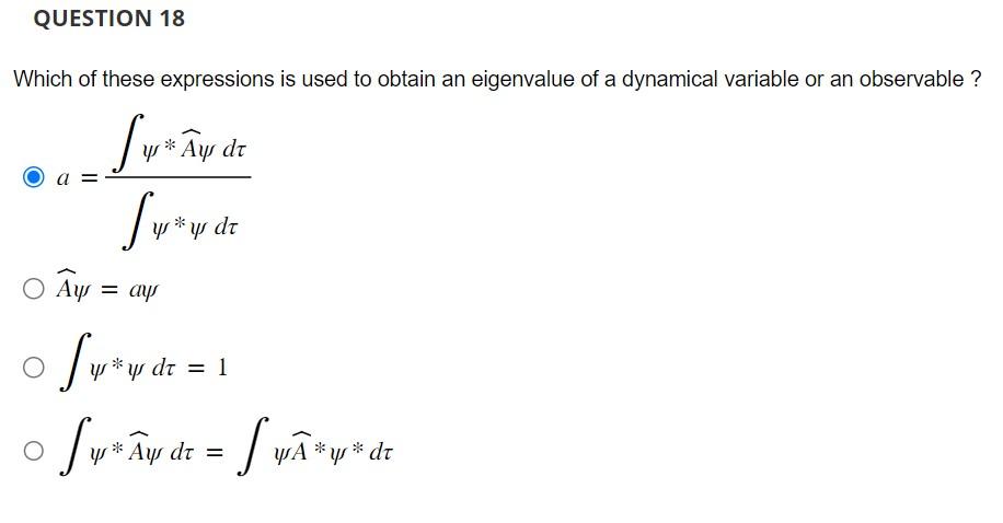 Solved Which of these expressions is used to obtain an | Chegg.com