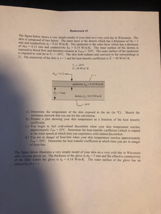 Solved Homework 3 The figure below shows a very simple model | Chegg.com