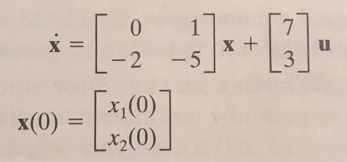 Solved The questions states to convert the state space form | Chegg.com
