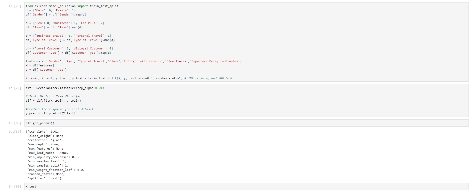 Solved In [78]: from sklearn.model_selection import | Chegg.com