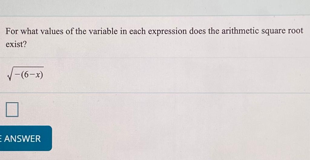 Solved For what values of the variable in each expression | Chegg.com