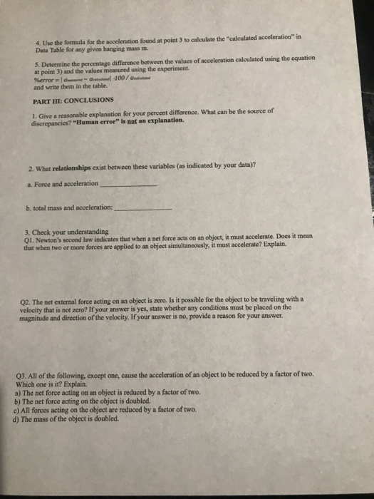 Solved Prelab Name Class Section To get credit for the | Chegg.com