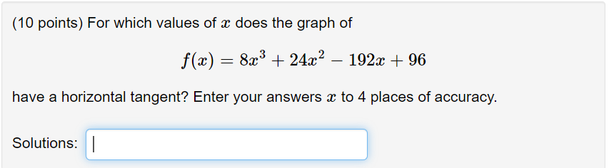 Solved (10 points) Let f and g be the functions defined by | Chegg.com