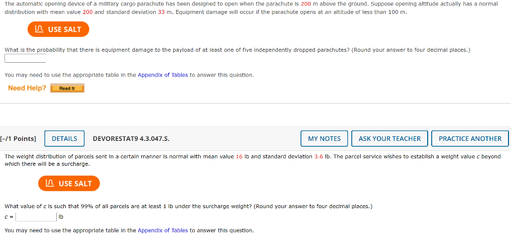 Solved The automatic opening device of a military cargo | Chegg.com