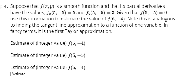 Solved 4. Suppose that f(x,y) is a smooth function and that | Chegg.com