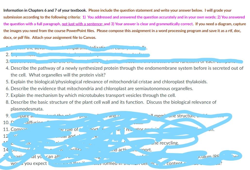 Solved Information in Chapters 6 and 7 of your textbook. | Chegg.com