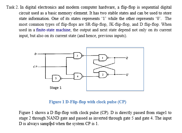 Solved Considering the memory element in Figure 1, perform | Chegg.com