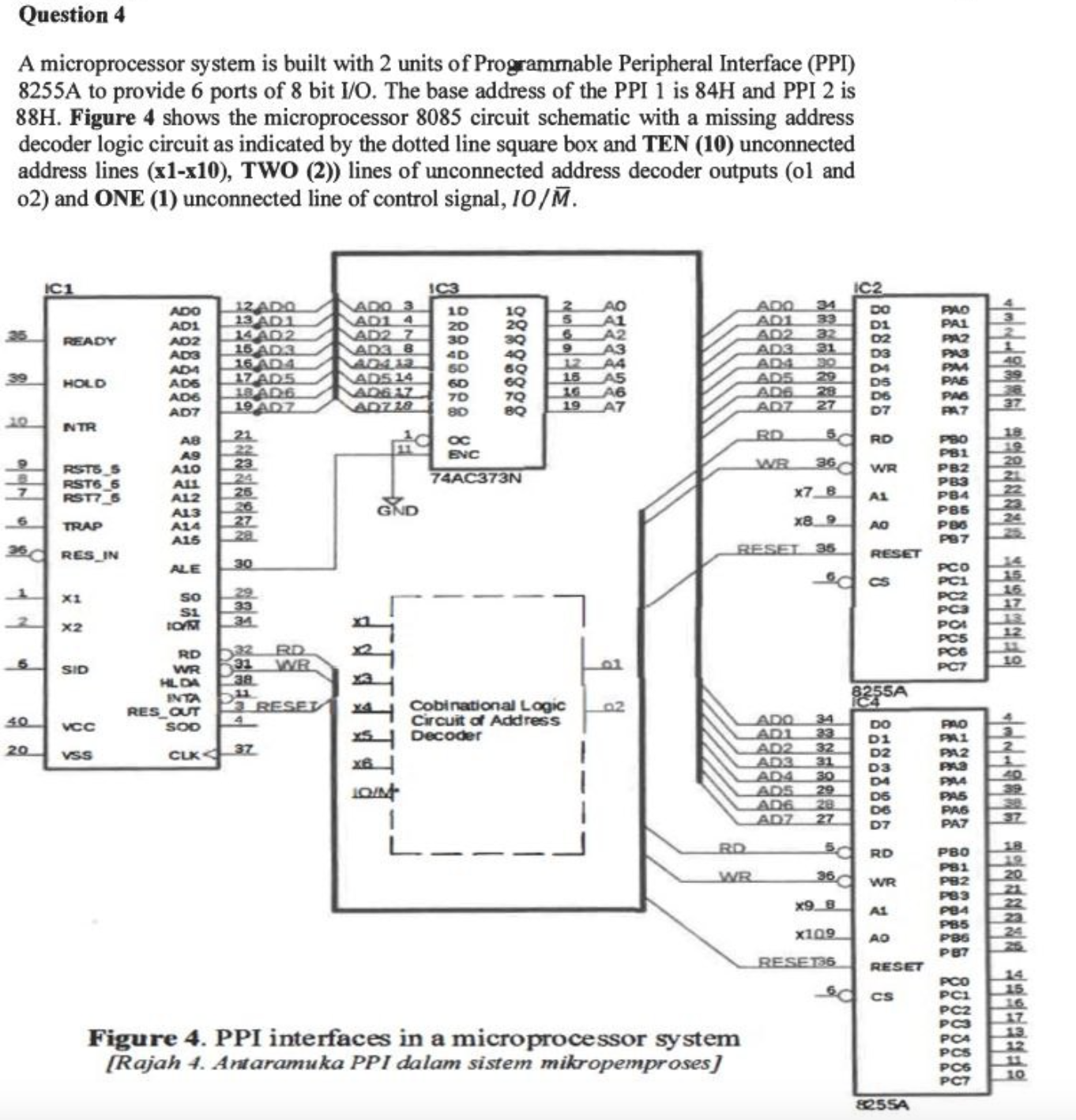 A microprocessor system is built with 2 units of | Chegg.com