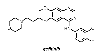 Solved (a) Gefitinib (shown above) is a first generation | Chegg.com