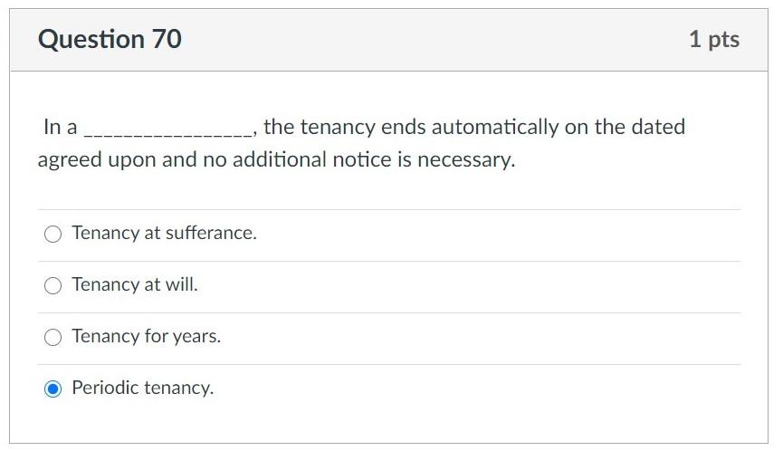 Solved Question 57 1 pts How does a tenancy by the entirety | Chegg.com