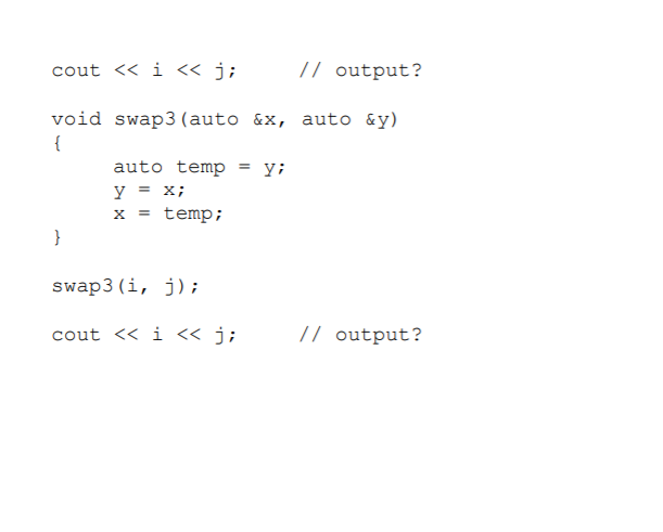 Solved 7 Write The Output Of The Following Cout Statements 