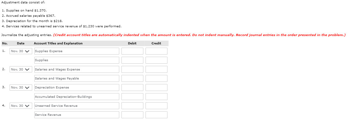 Solved Problem 3-05A a-g (Part Level Submission) On November | Chegg.com