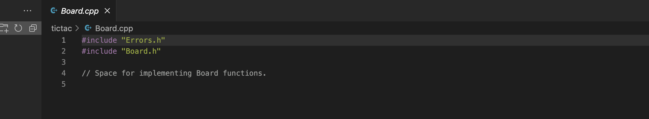 Solved \# TicTac In this lab, you'll implement a program | Chegg.com