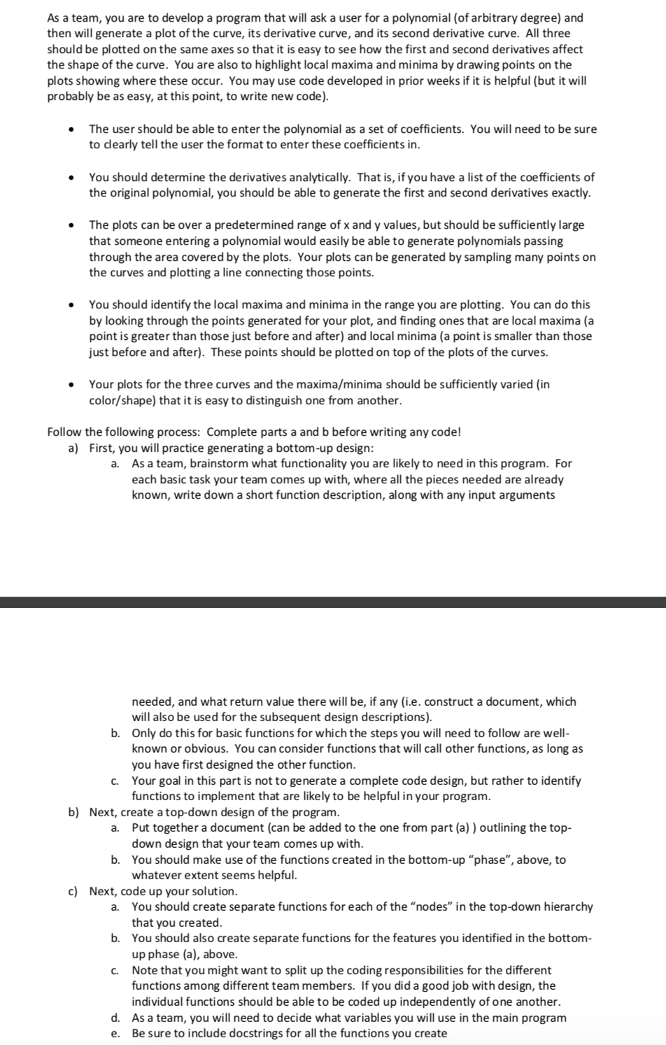 As a team, you are to develop a program that will ask | Chegg.com