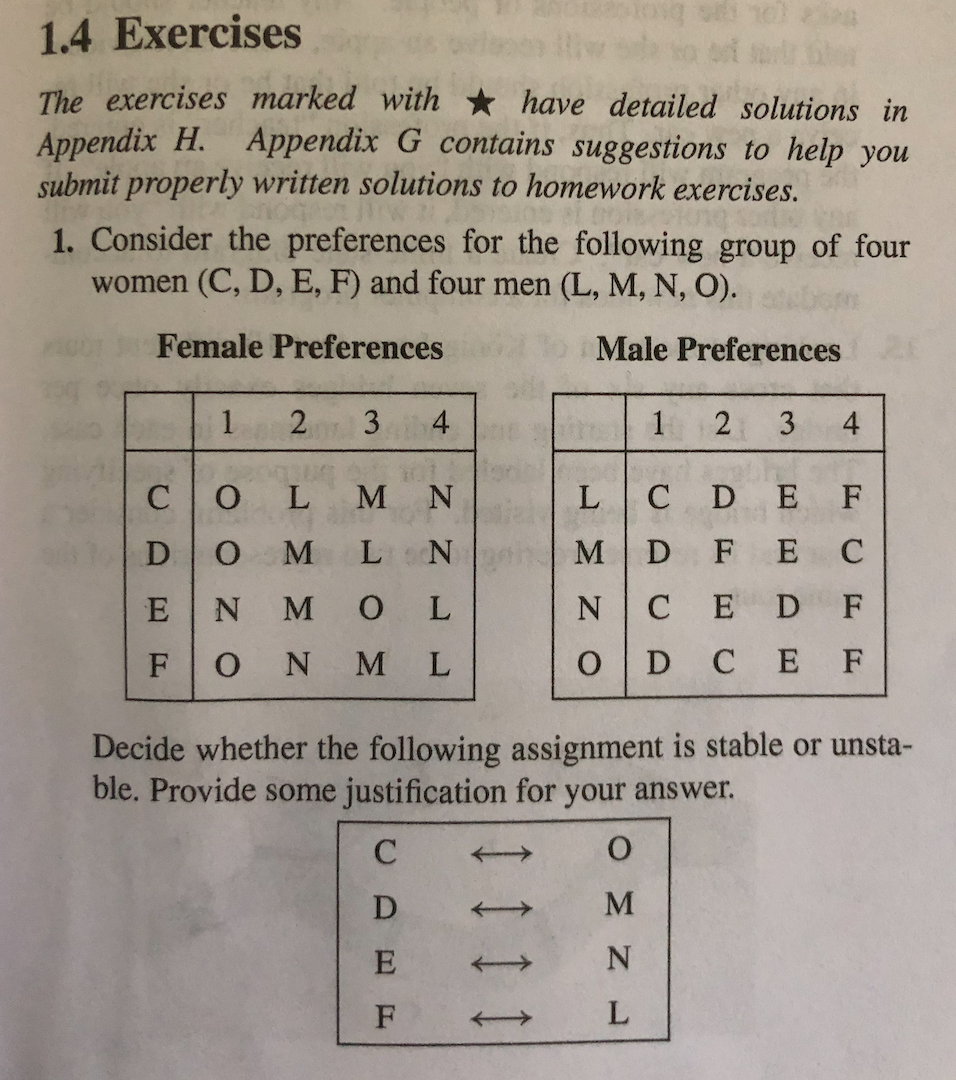 Solved 1.4 Exercises The exercises marked with * have | Chegg.com