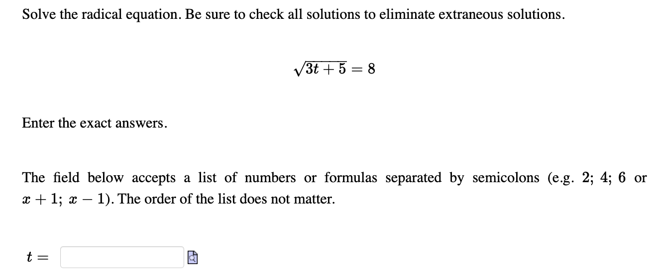 Solved Solve the radical equation. Be sure to check all | Chegg.com
