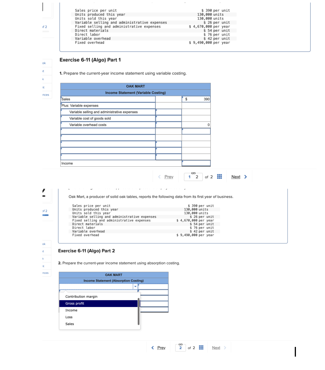 Solved Sales price per unitUnits produced this yearUnits | Chegg.com