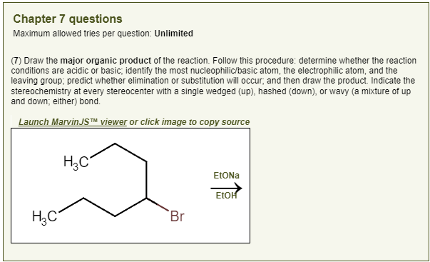 [Solved]: Chapter 7 questions Maximum allowed tries per qu